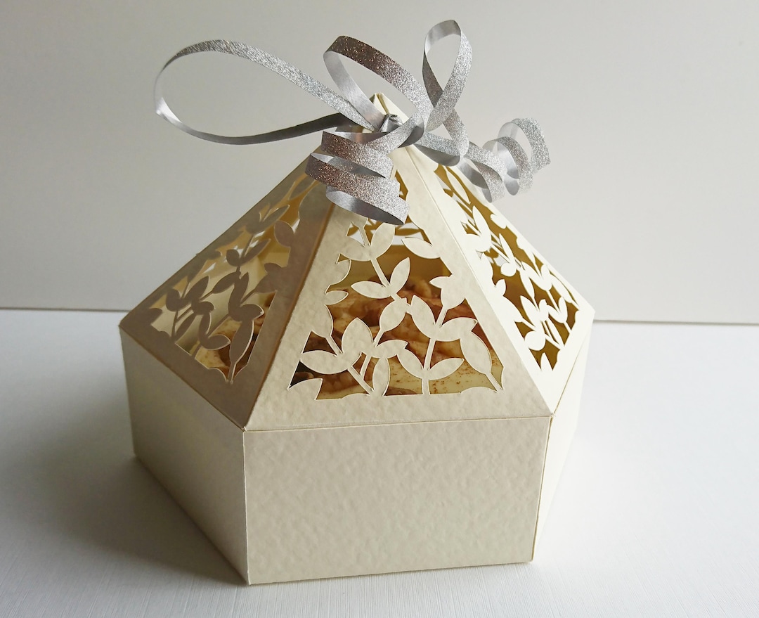 Large Hexagonal Gift Box With Filigree Walls SVG - Digital Download ...