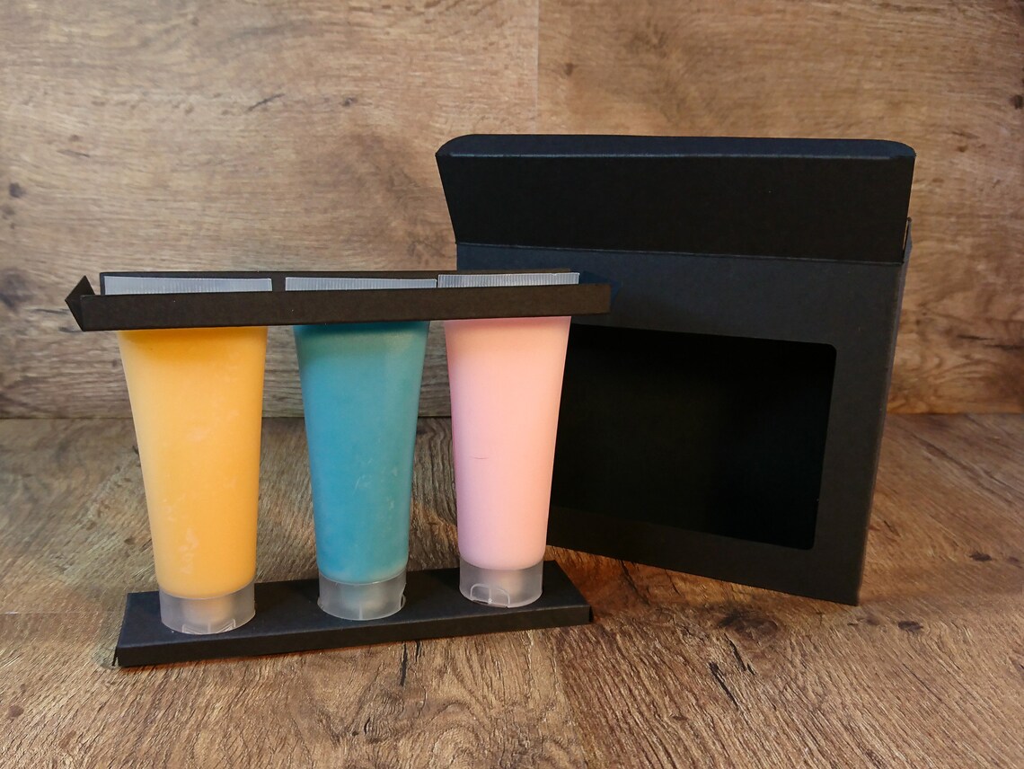 SVG to Make Packaging for Three Squeezy Wax Melt Tubes - Etsy