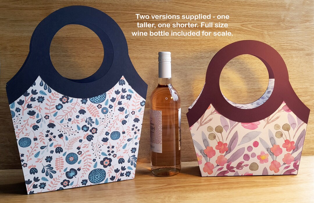 SVG File Bundle, Two Sizes of This Very Large Gift Bag, Cricut ...