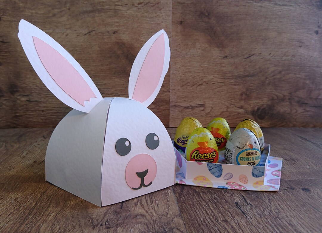 Digital File to Make an Easter Egg Gift Box, Cricut, Silhouette ...