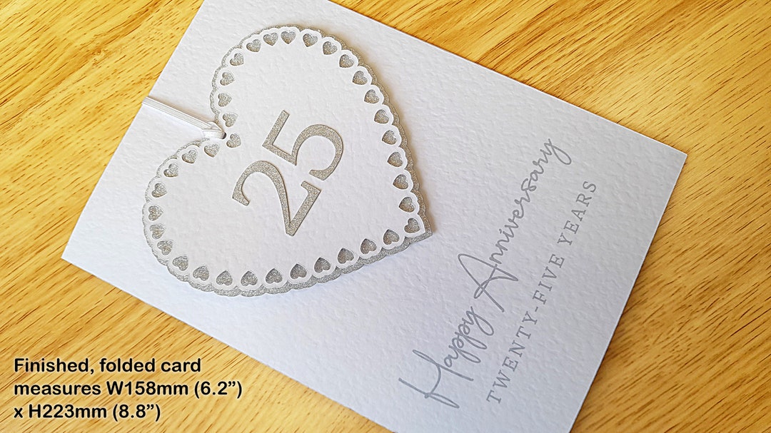 Silver & Golden Wedding Anniversary Cards With Envelopes, SVG, PNG ...