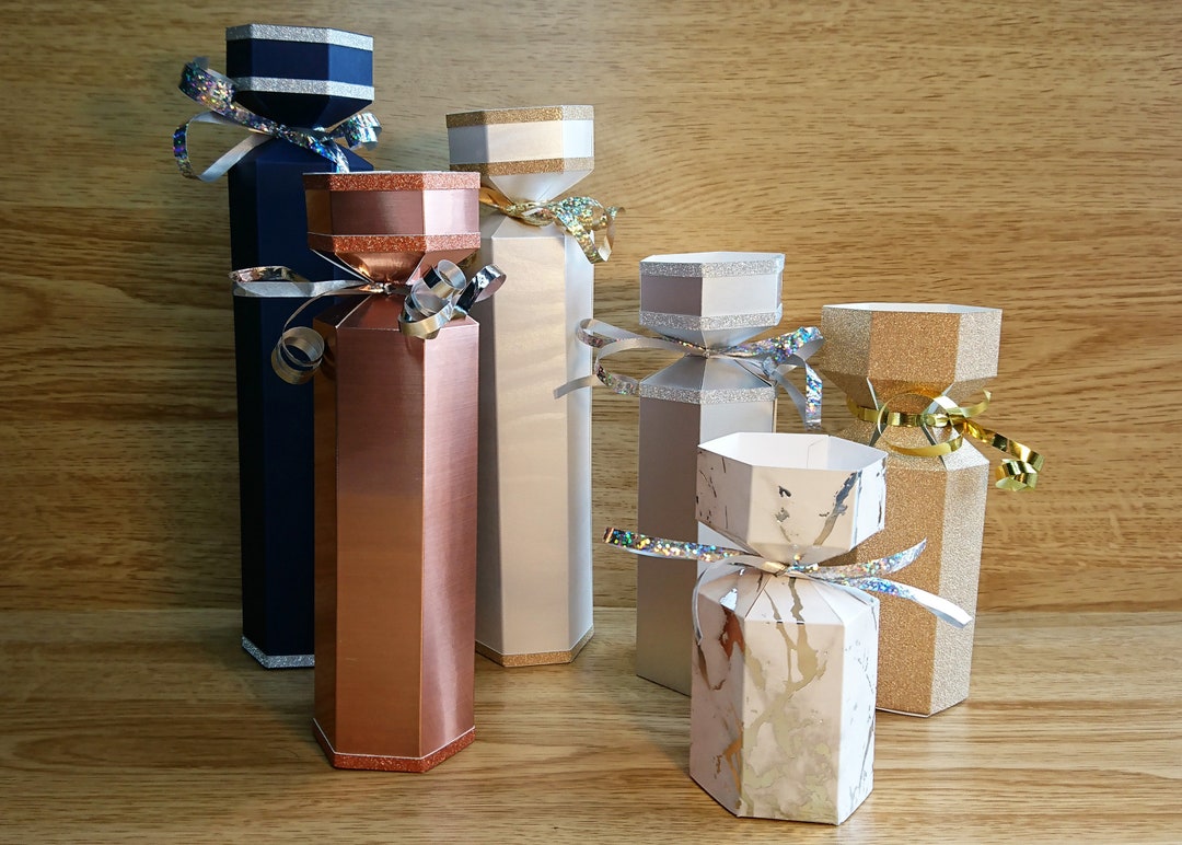 SVG File Bundle, 1oz Deli Pot Cracker Boxes, 6 Different Boxes for 2, 3 ...