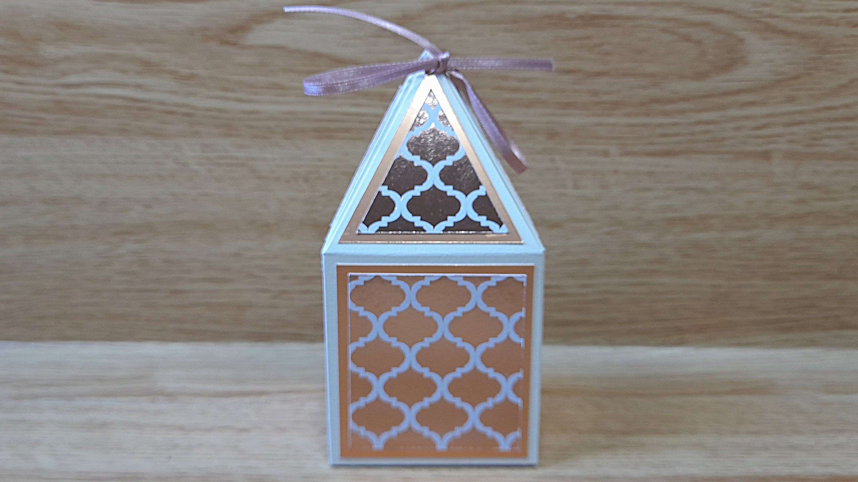 Pyramid Favour Box SVG Bundle, Wedding Favour Box Svgs, Party Favour ...