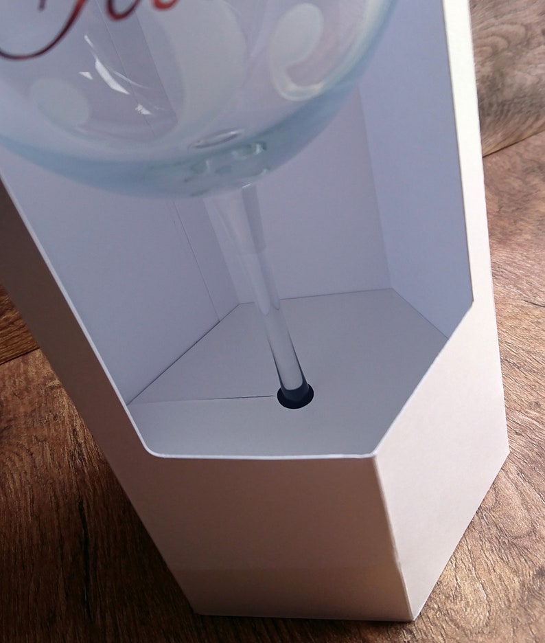 SVG File to Cut a Strong Six-sided Box for a Large Gin Glass - Etsy