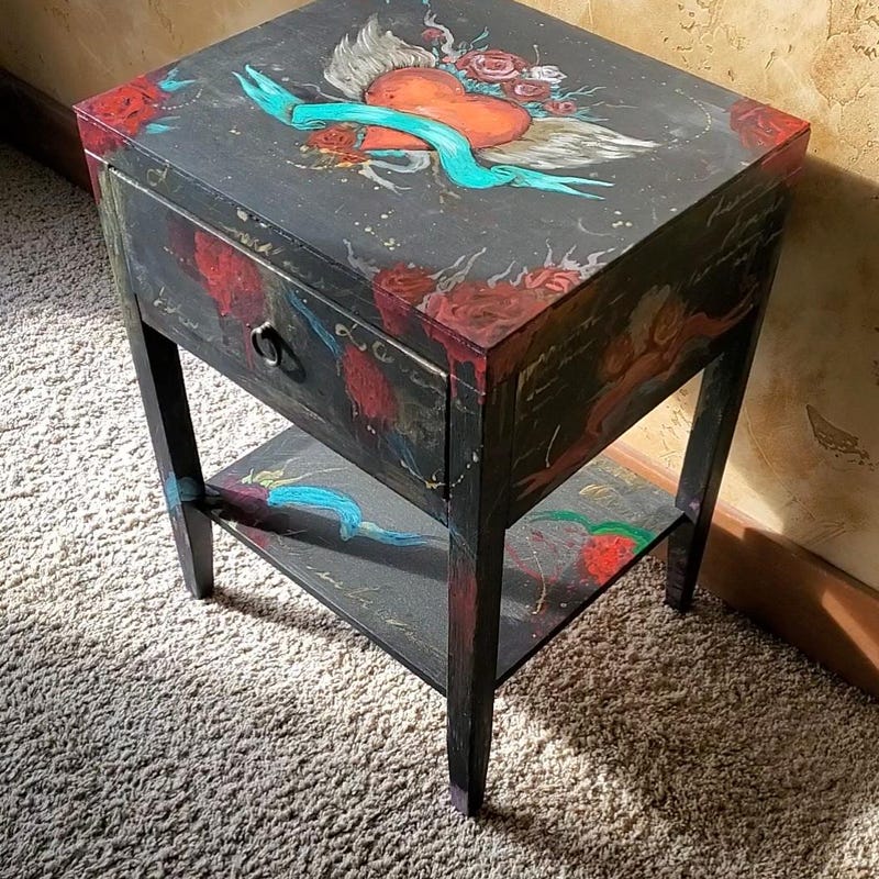 Painted Nightstands - Etsy