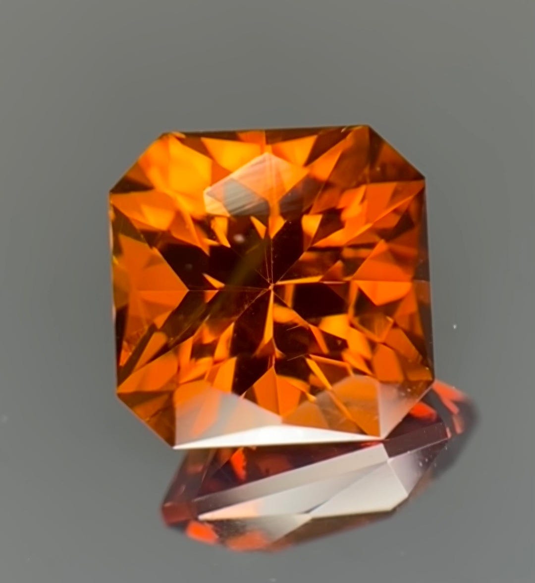 3.80 Ct Special Fancy Cut Sensational Piece of *COGNAC CITRINE * From ...