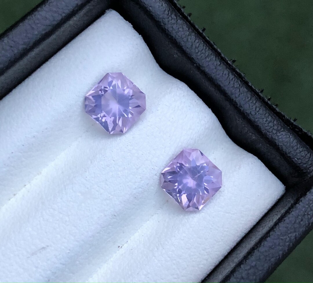 PAIR 2.50 Carats Precision Cut LAVENDER QUARTZ - Etsy
