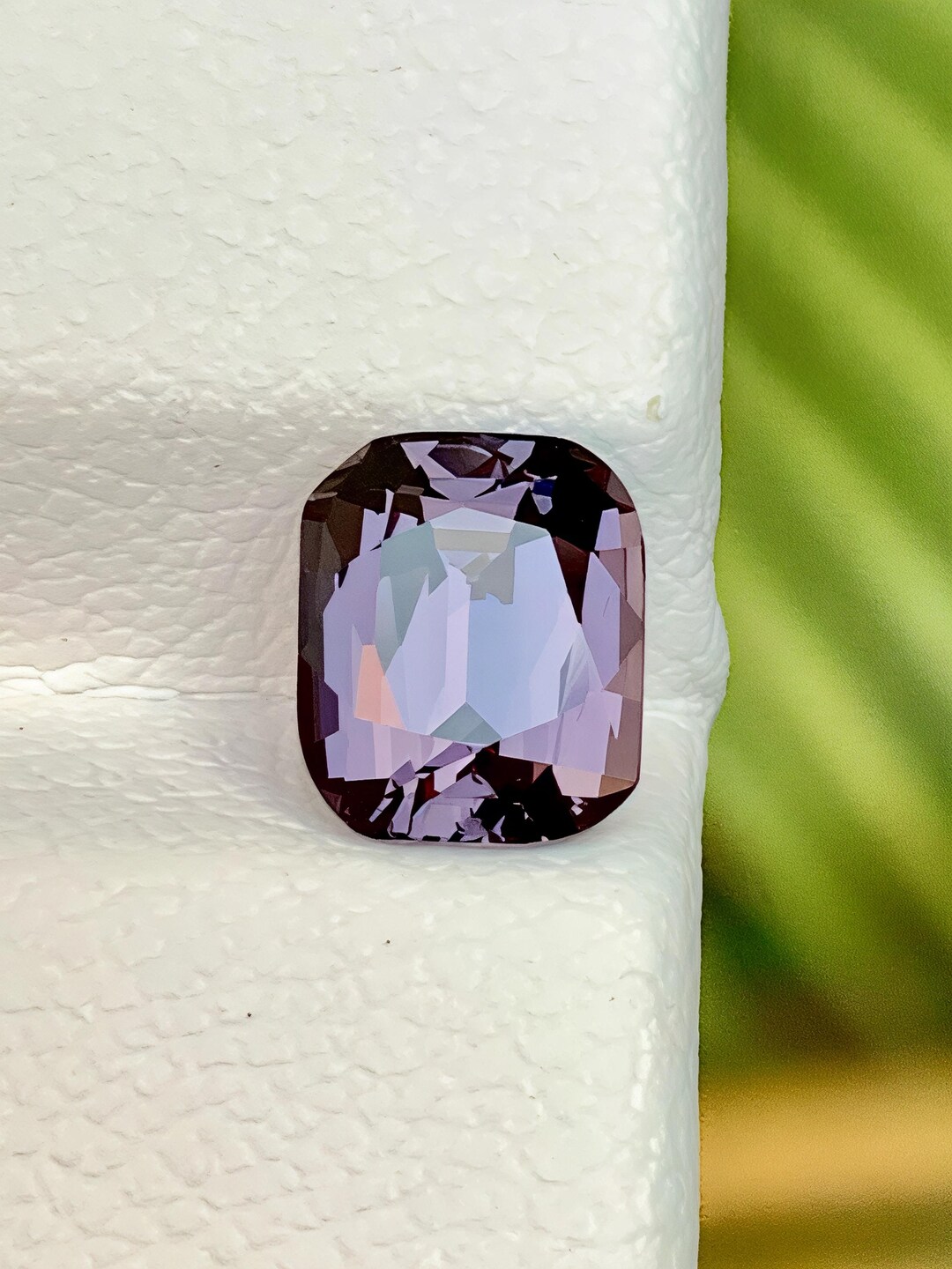Untreated Purple Spinel Gemstone: 1.35 CT Cushion Cut, Natural Loose ...