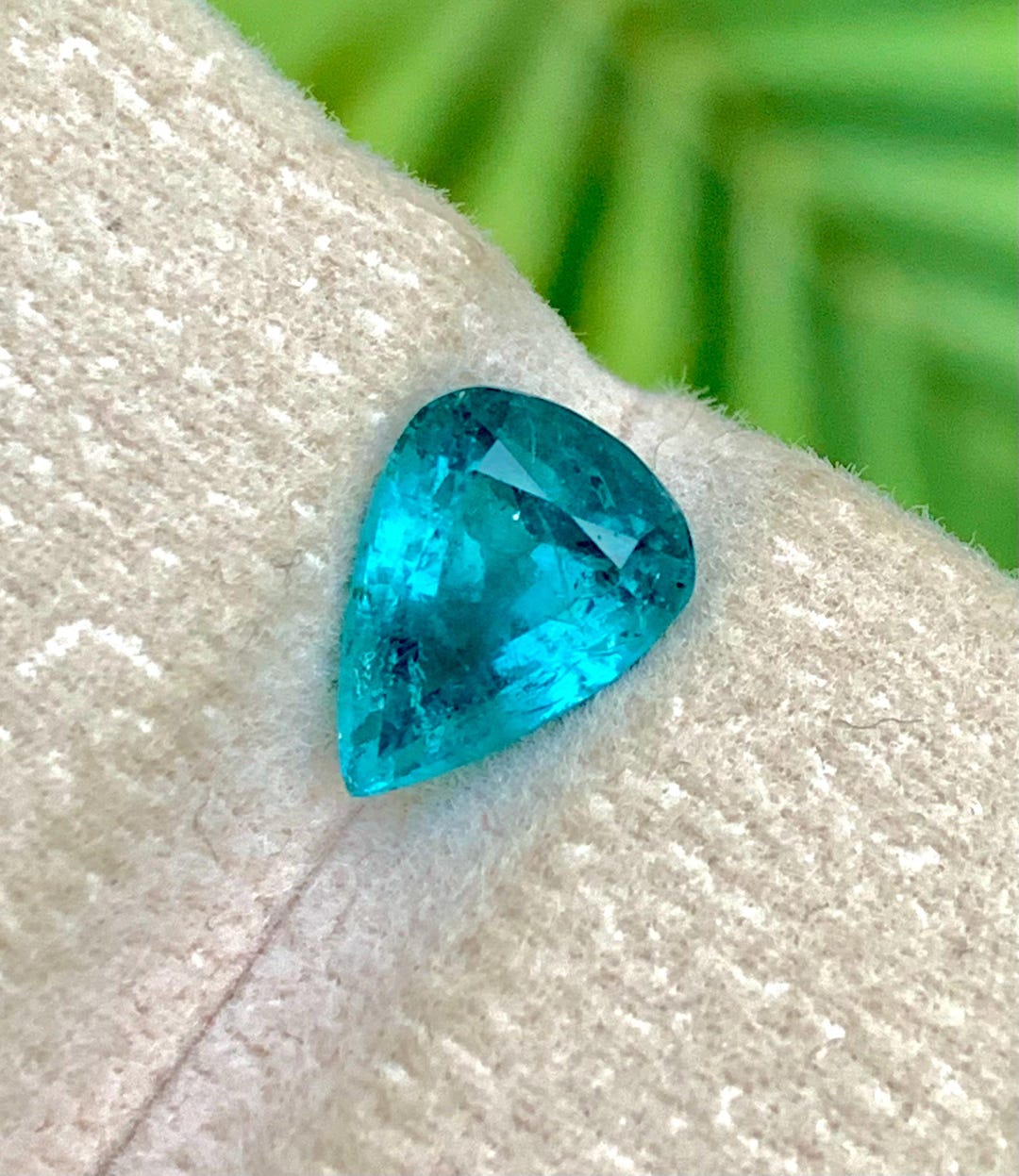 1,75 ct Turmalina Indicolita: Corte Cojín Largo, Piedra Azul Rara ...