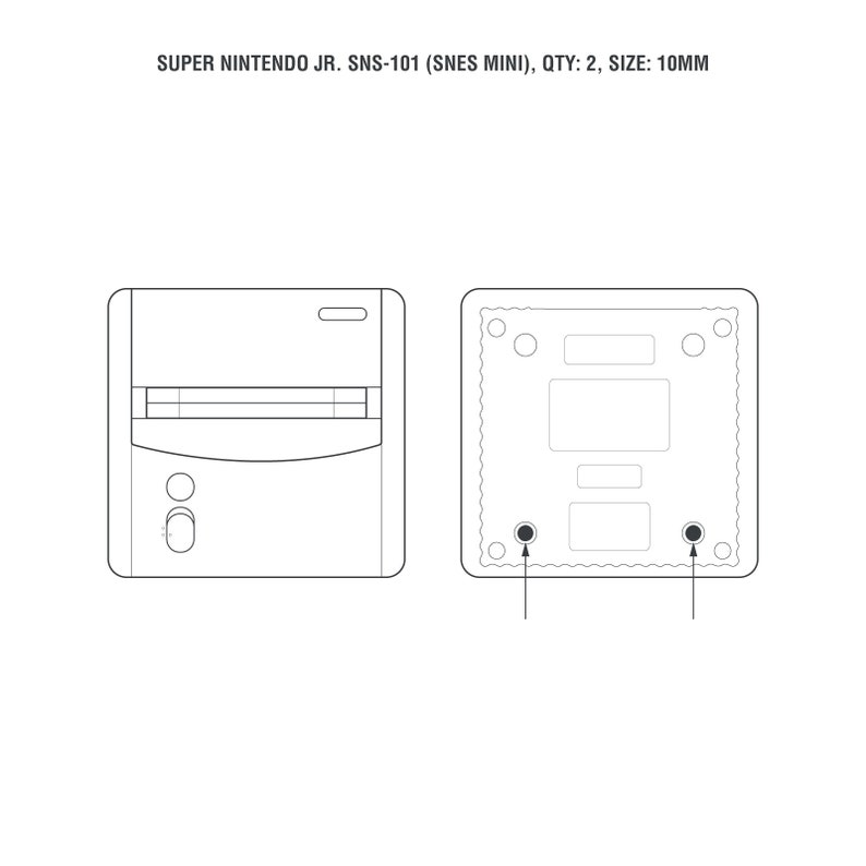 3M Replacement Rubber Feet for Nintendo Consoles - NES, SNES & 64 (N64 ...