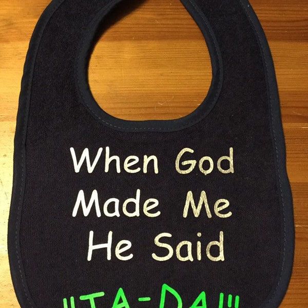 Funny Baby Bib - Etsy