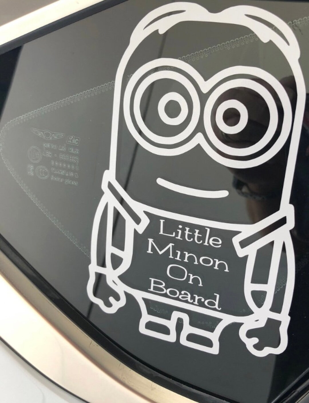 Minion Baby on Board Decal, Despicable Me Car Sticker/little Minion on ...