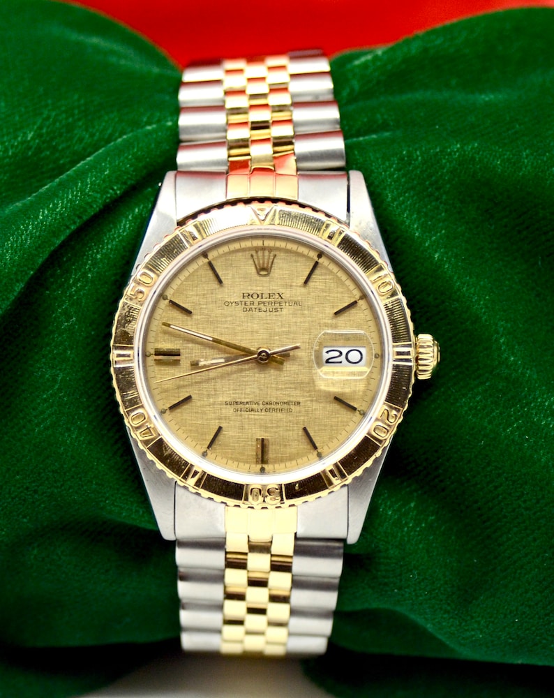 Rolex Oyster Perpetual Datejust Watch 18K Yellow Gold & Stainless Steel ...