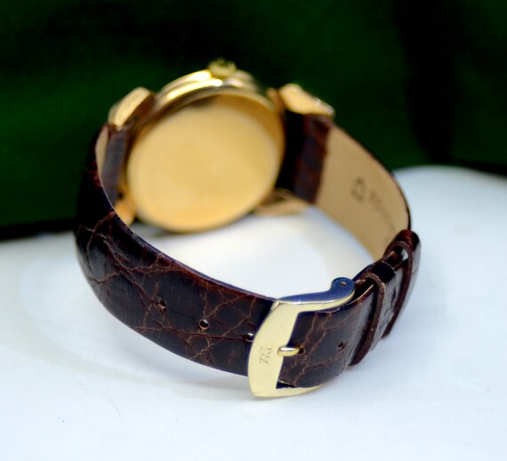 Longines 18K Rose Gold watch w/sub-dial - Gem