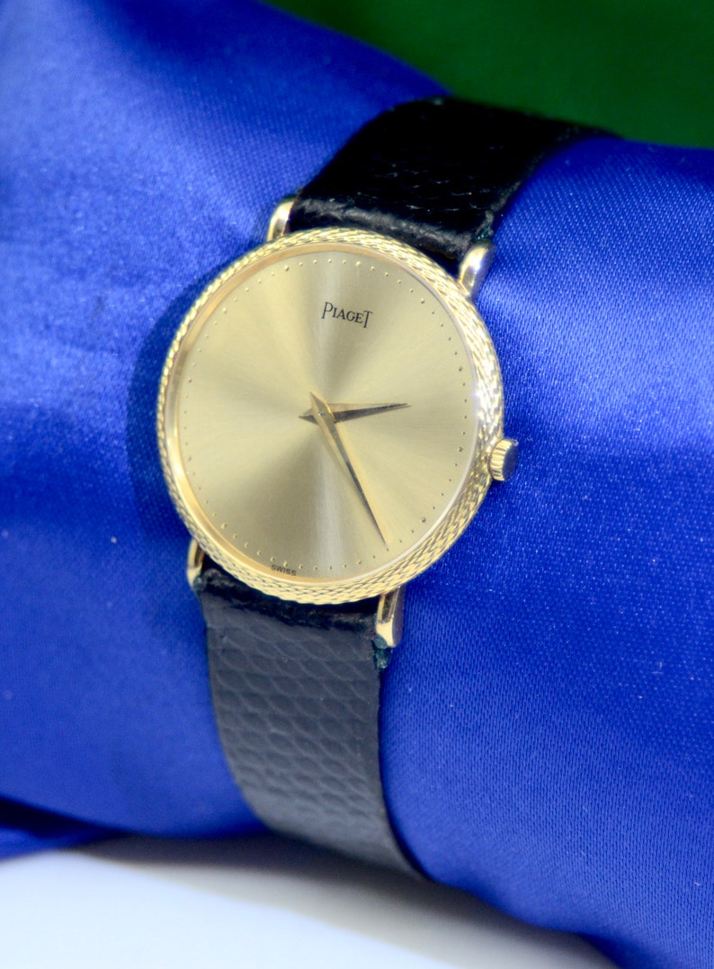 Piaget 18K Yellow Gold Watch REF. 9016 1980s 30mm - Etsy