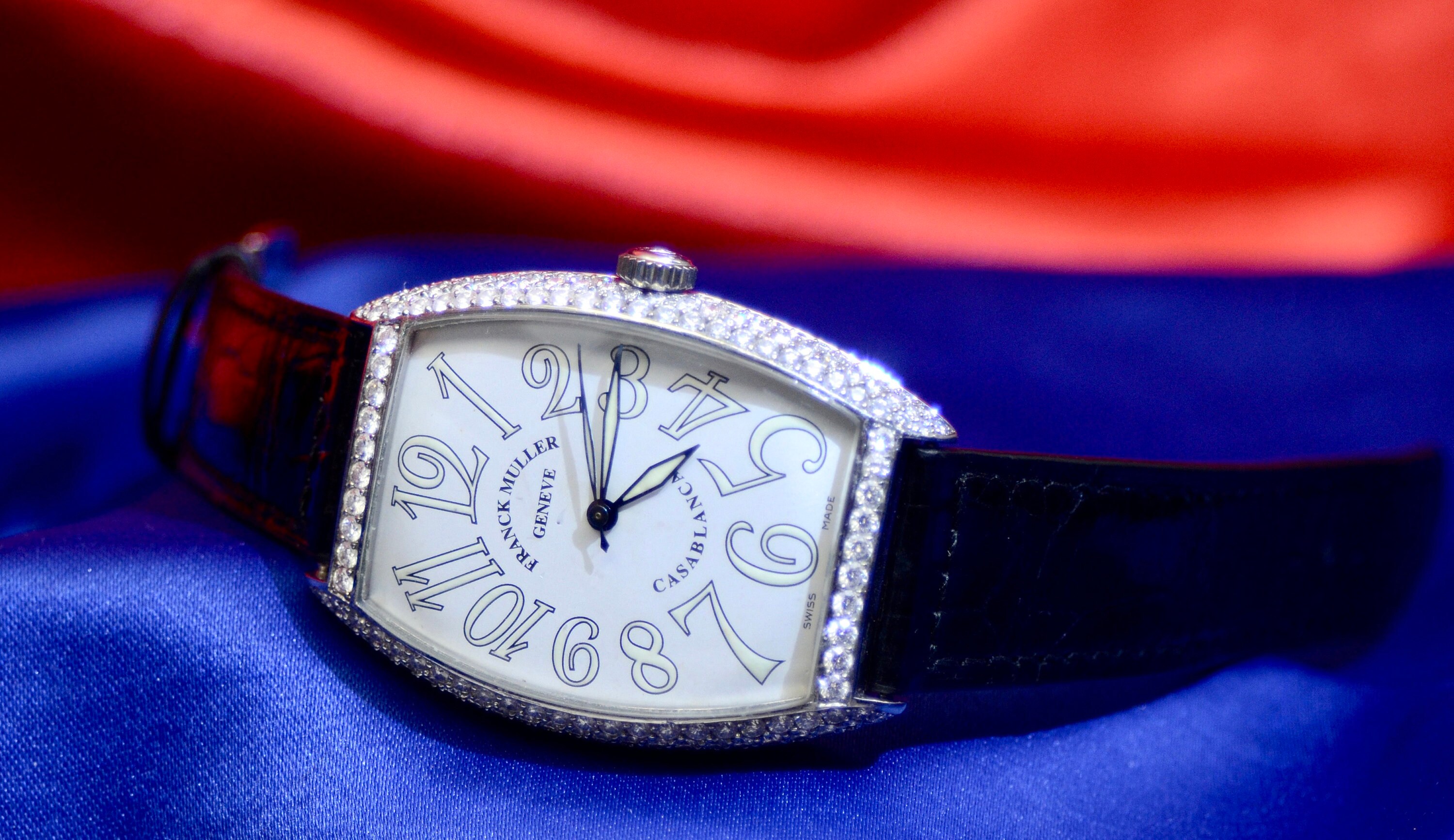 Franck Muller Geneve CASABLANCA 6850 Stainless Steel Automatic Watch W ...