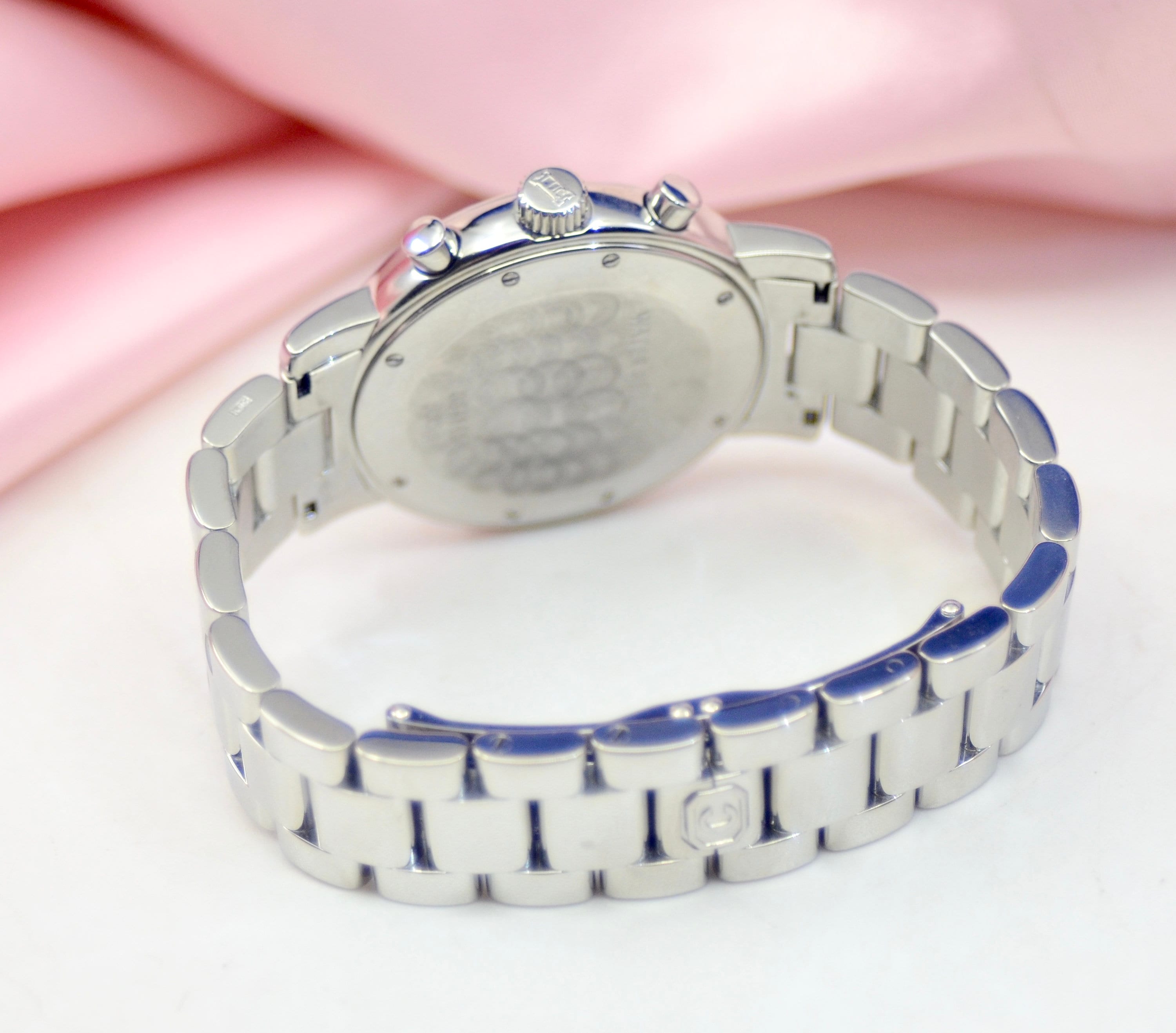 CHOPARD Geneve Stainless Steel Watch W/diamonds, Rubies; With Date; 3 ...