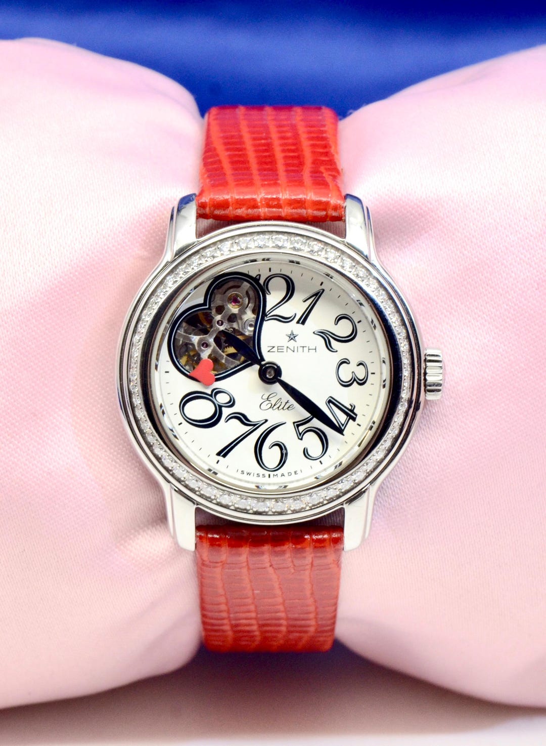 Zenith Elite Baby Star Watch in Stainless Steel W/diamonds Ref. 16.1220 ...