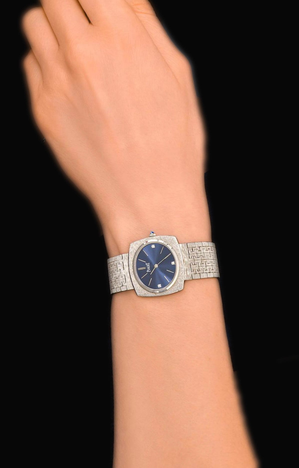 Vintage Piaget 18K White Gold Watch W/diamonds Ref. 9581 A6 80.3 GM - Etsy