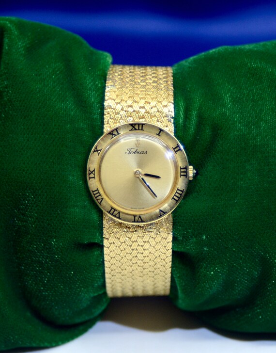 Corum Romvlvs 18k Yellow Gold Vintage Ladies Watch - Gem