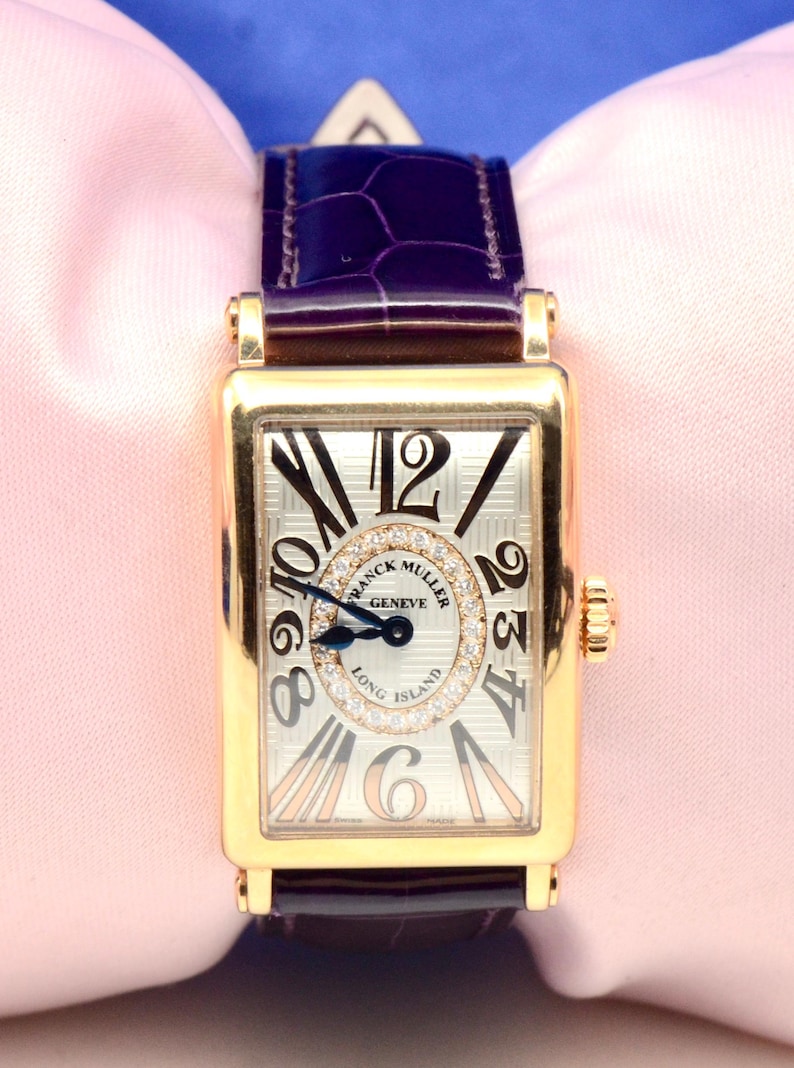 Franck Muller Long Island Watch 18K RG W/diamonds Ref.902qz RELVR W/box ...
