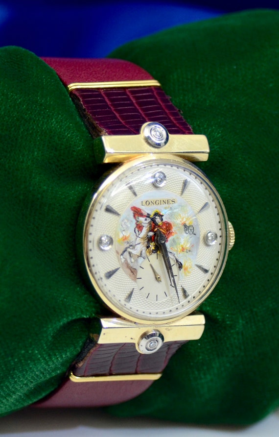 Vintage Longines 14K Yellow Gold watch with Diamonds - Gem Vintage Longines 14K Yellow Gold watch with Diamonds - Gem