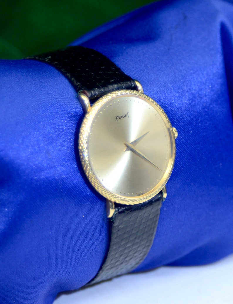 Piaget 18K Yellow Gold Watch REF. 9016 1980s 30mm - Etsy