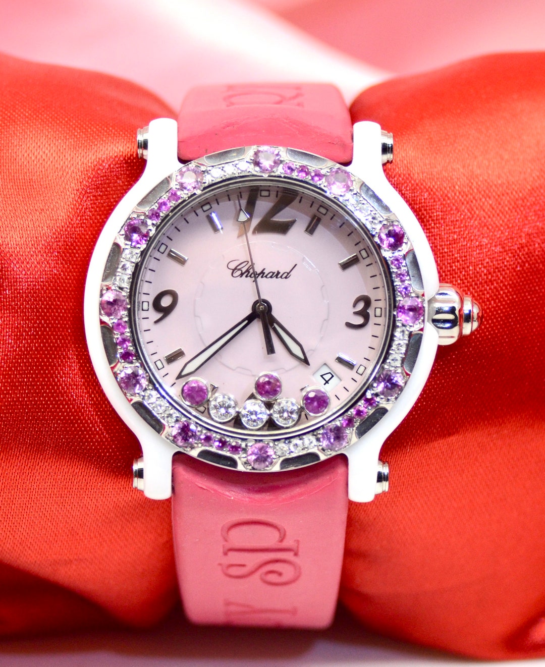 Chopard Limited Edition Ceramic/stainless Still Watch W/diamonds ...