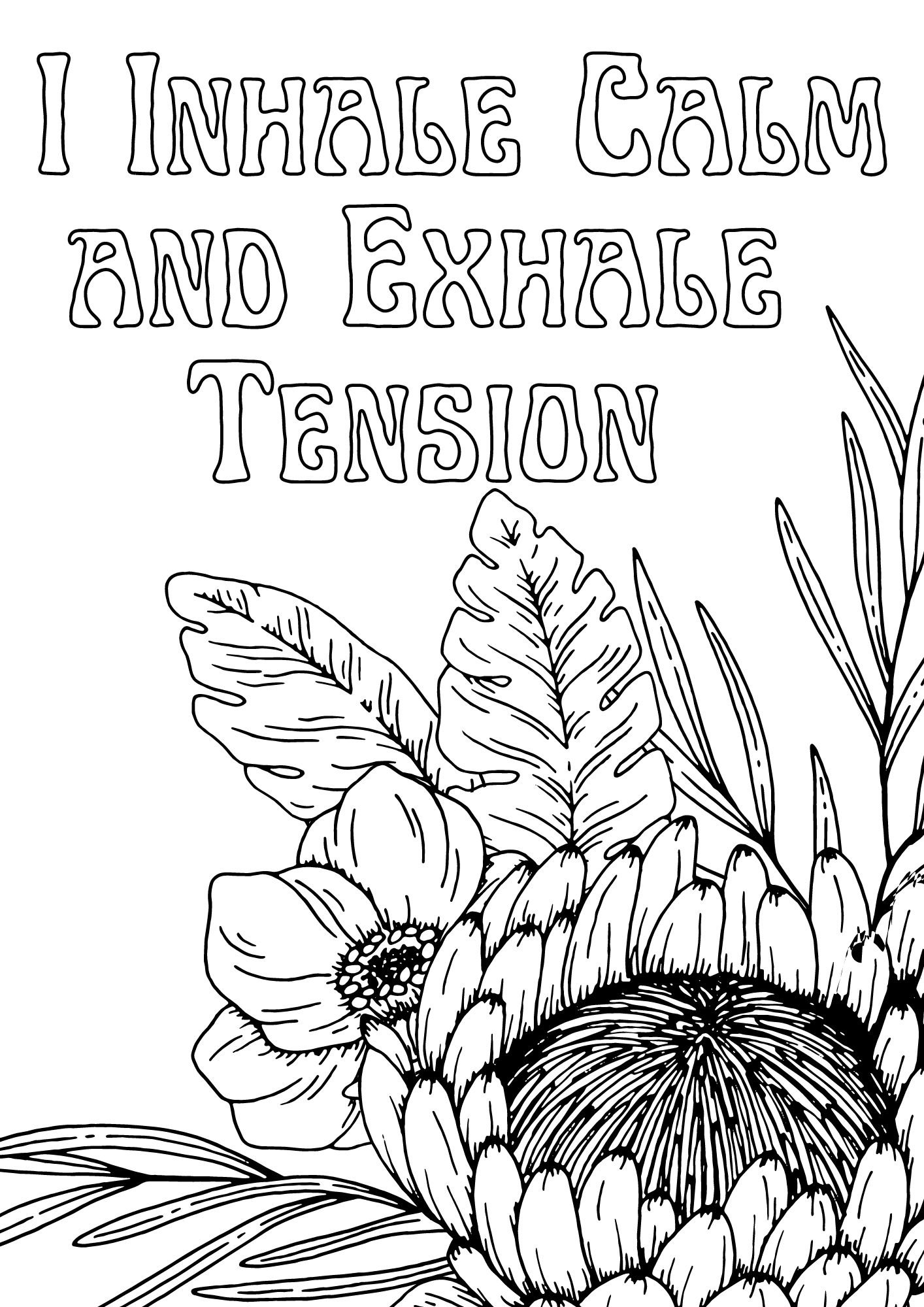 Birth Affirmation Adult Coloring Pages, Birth Planning, Midwife ...
