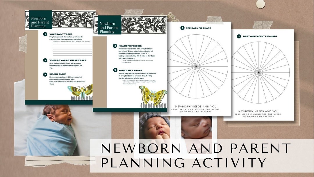 Newborn and Parent Planning Activity Template, Postpartum Planning ...