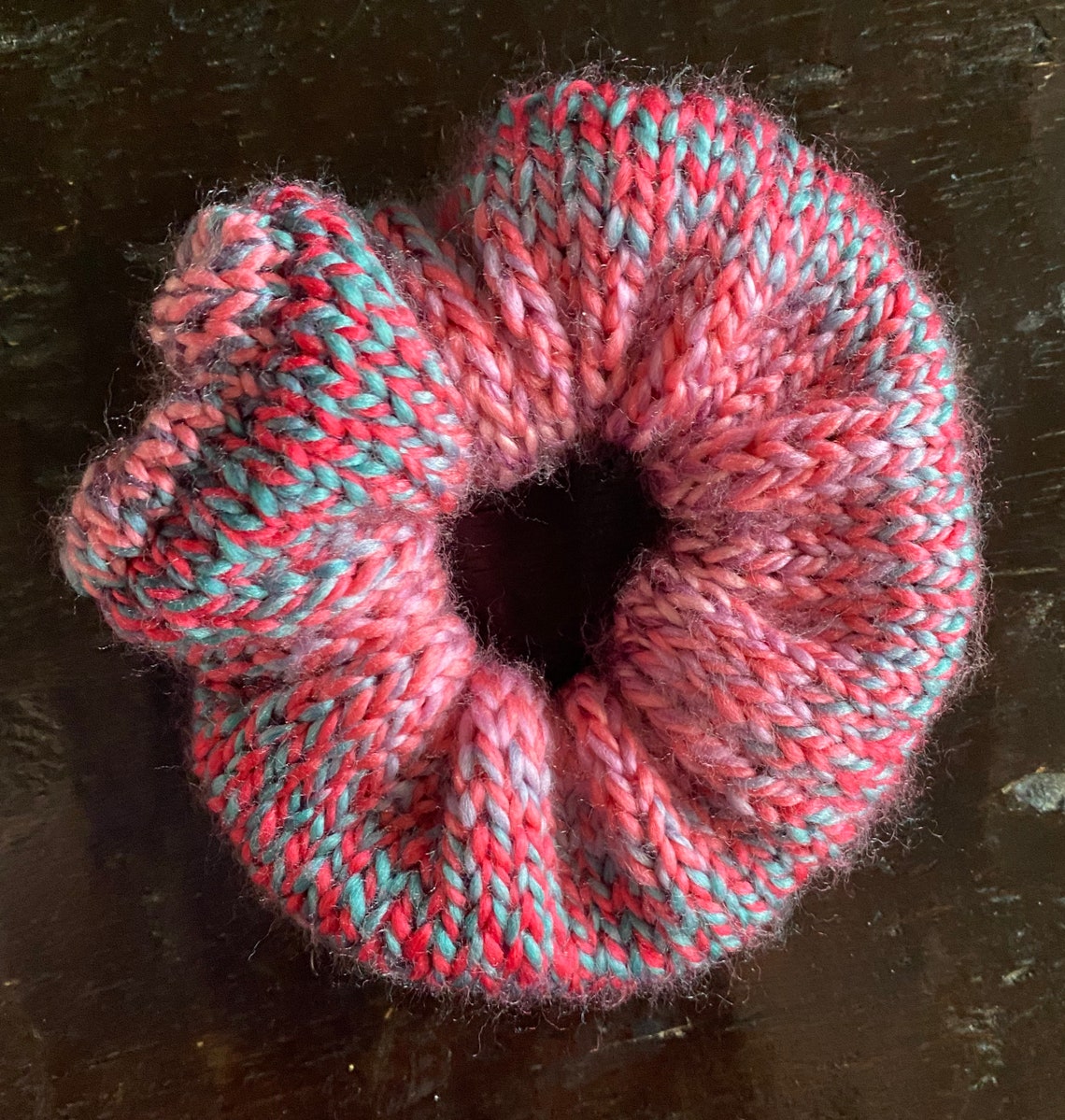 Knitted Scrunchies Pack of 3 / Knitted Hairtie / Knitted Hair | Etsy