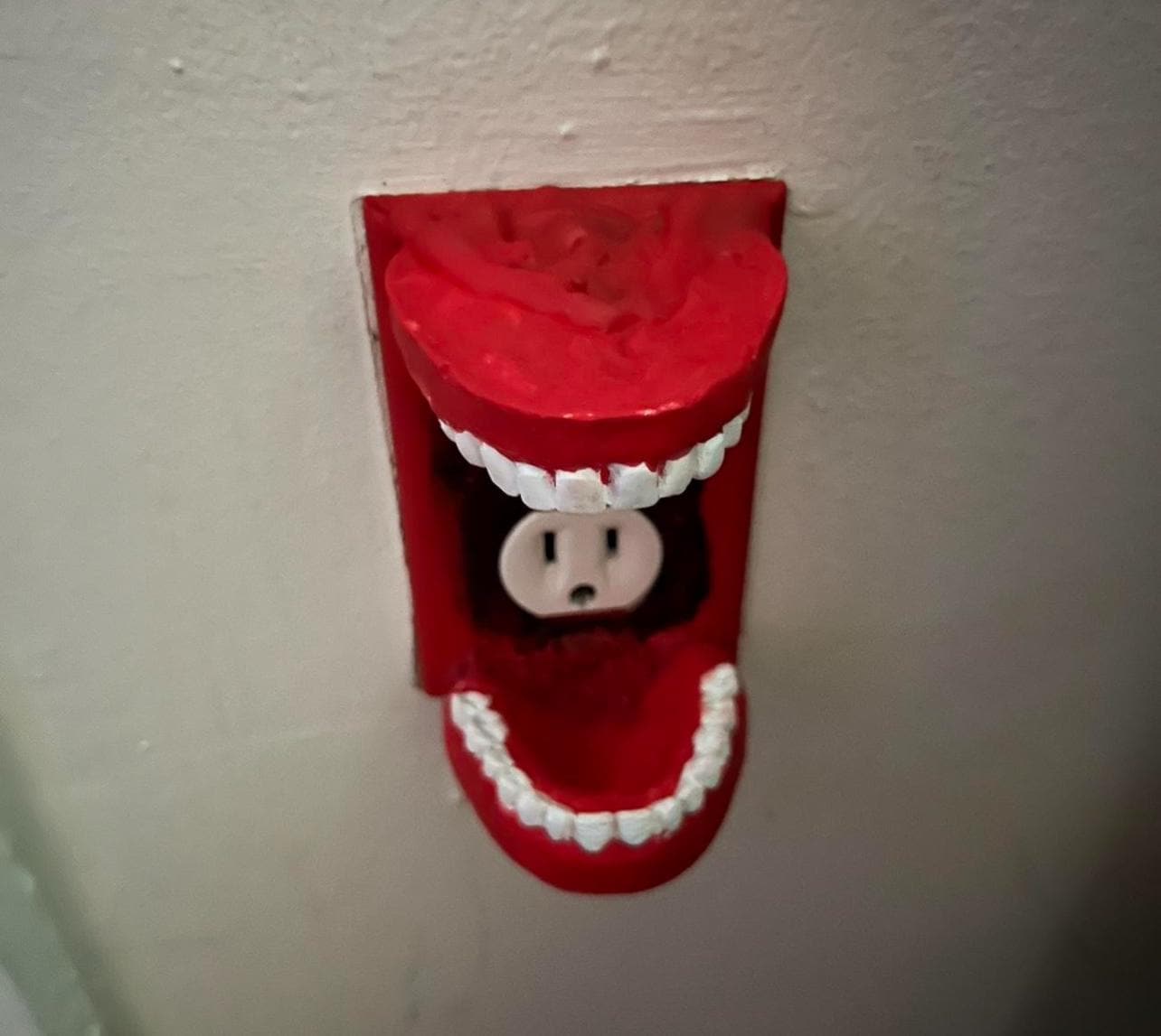 Weirdcore Teeth Outlet Cover - Etsy