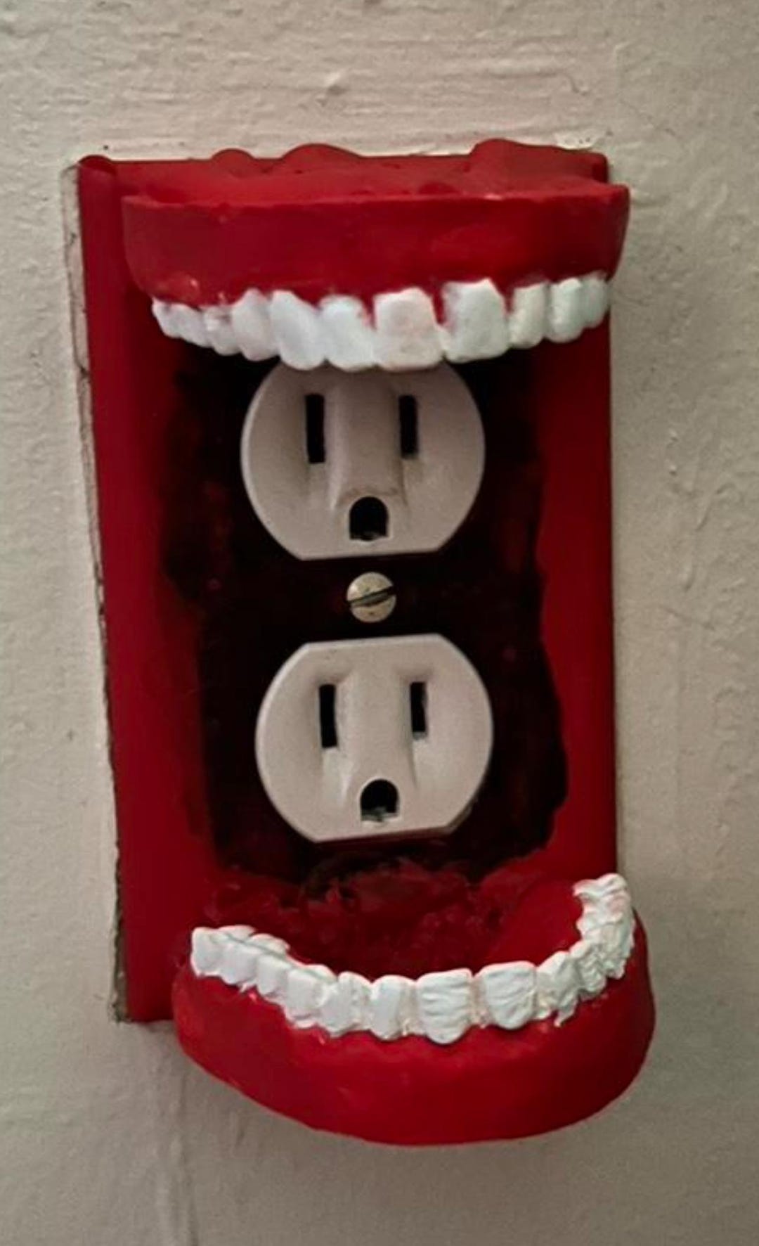 Weirdcore Teeth Outlet Cover - Etsy
