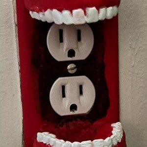 Weirdcore Teeth Outlet Cover - Etsy
