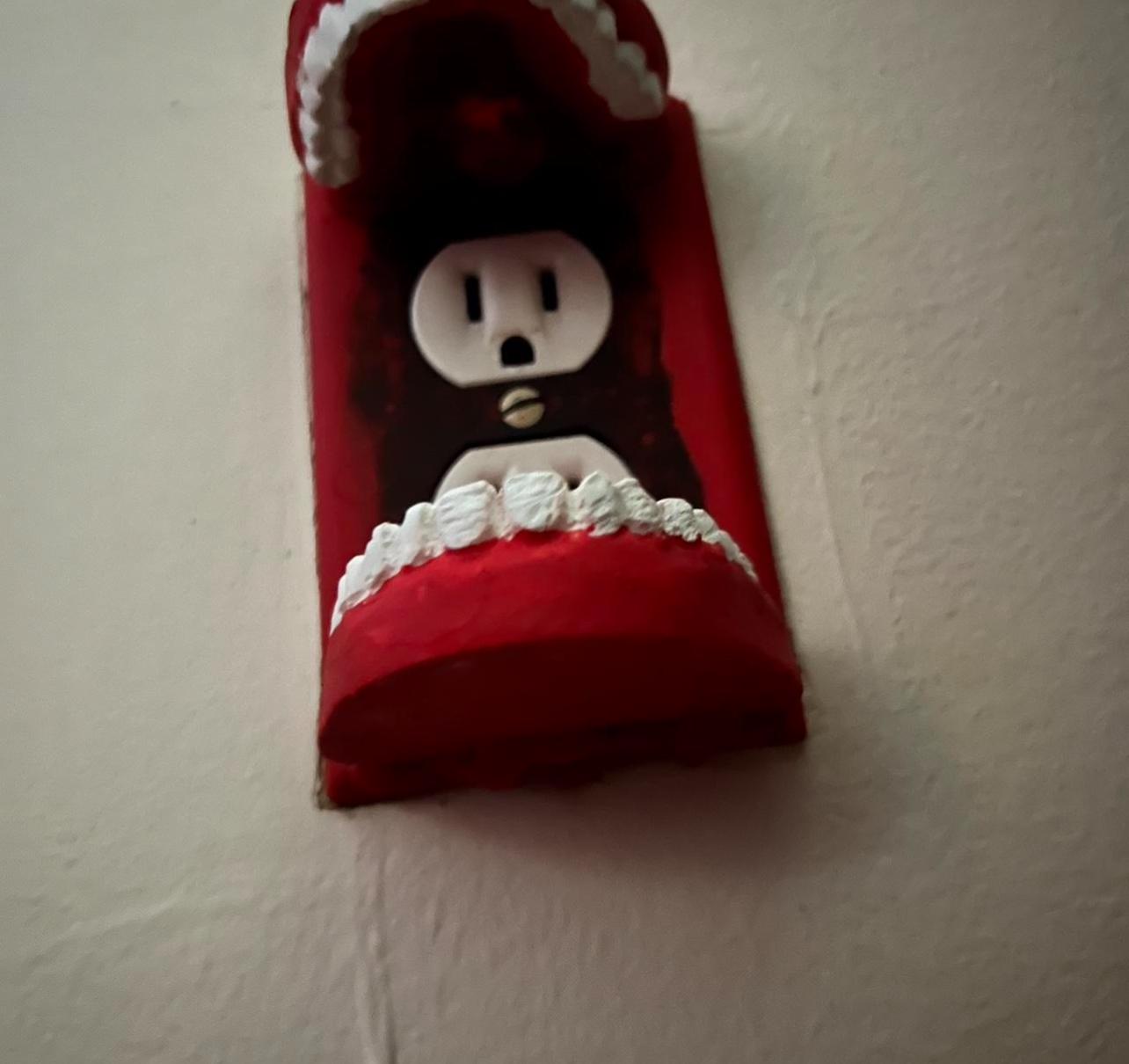 Weirdcore Teeth Outlet Cover - Etsy