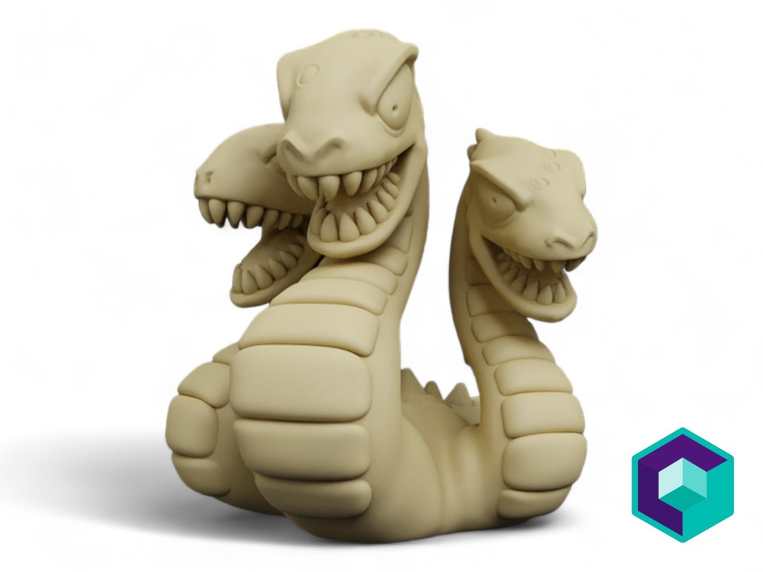 Hydra - Arcadian HQ | Fantasy Chibi Miniatures | Roleplaying Games - Etsy