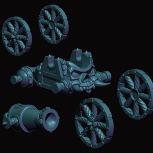 Evil Dwarf Cannon Detailed Miniature for RPG & Tabletop Games, Designed ...