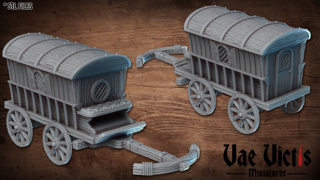 Vae Victis Resin Scenery Travelling Cart Scenery, Terrain, Scatter for ...