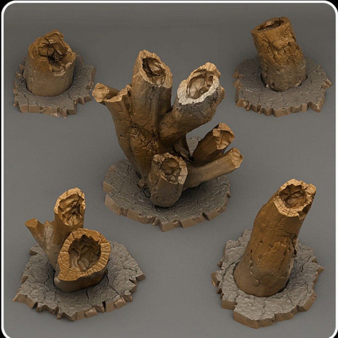 Printyourmonsters Scenery - Dead Trunks | Scenery, Terrain, Scatter for ...