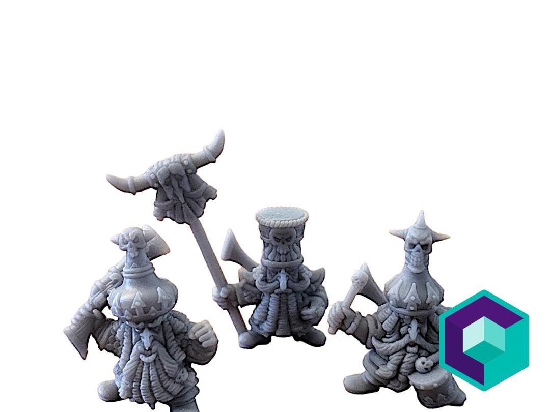 Fabelzel Miniatures Evil Dwarf Blunderbuss Command Resin Printed ...