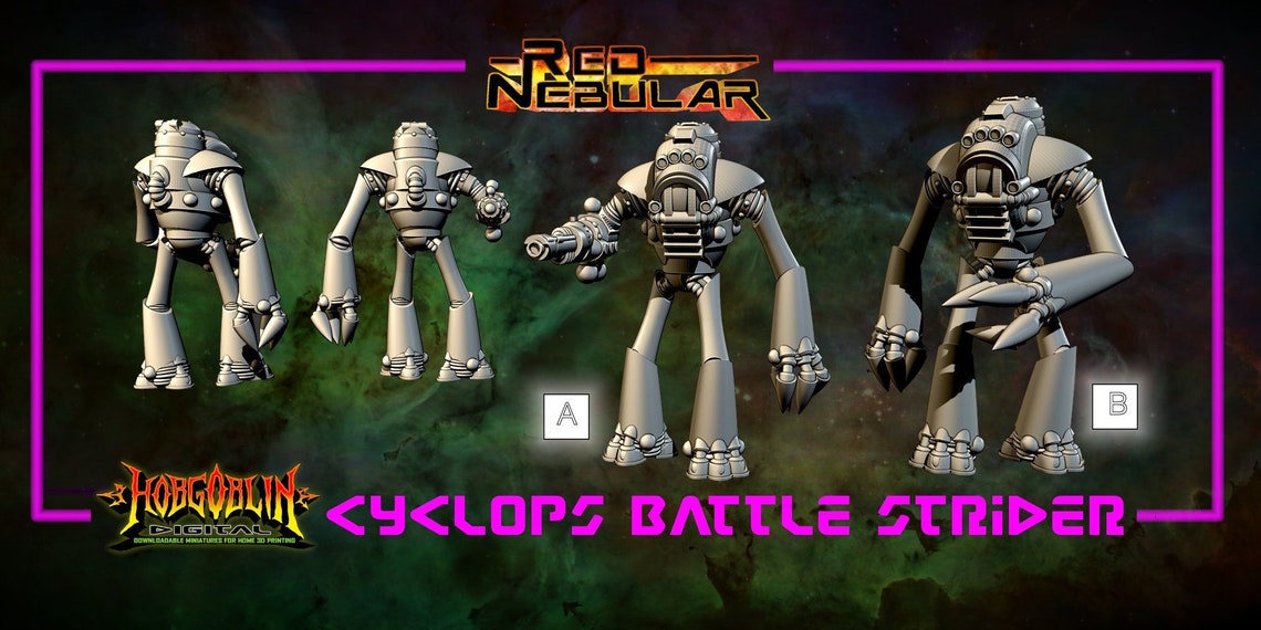 Space Elves Cyclops Battle Strider Retro Space Battles - Etsy