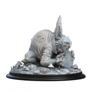 White Rabbit Creature Resin Miniature Bust for Painting - Etsy