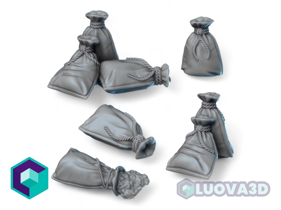 Medieval Grain Sacks Detailed Tabletop Scenery by Vae Victis for Rpgs ...