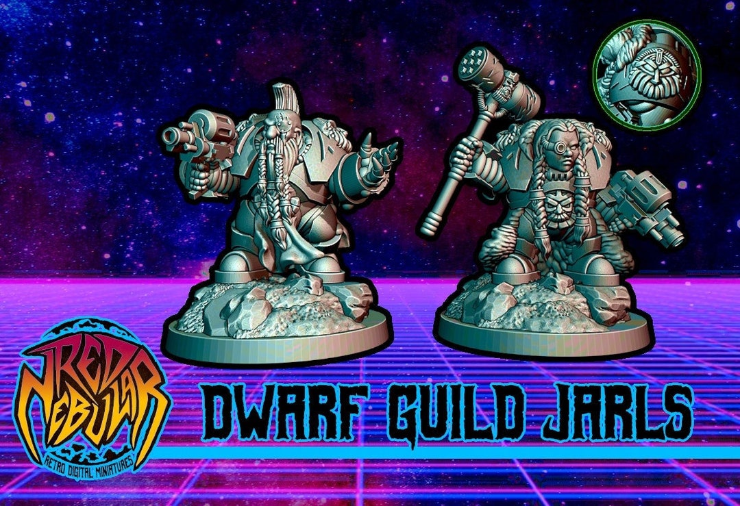 Dwarf Guild Jarls Retro Space Battles - Etsy