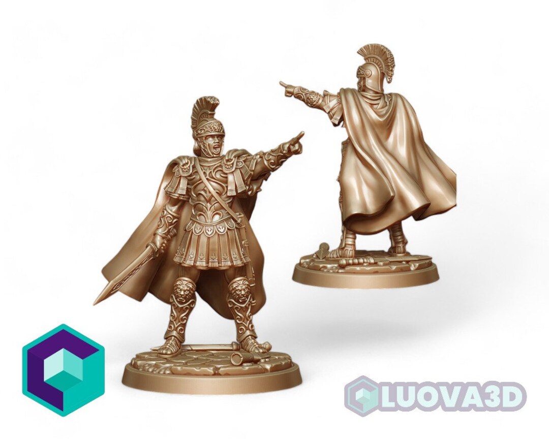 Roman Tribune Resin Printed Miniature for RPG & Tabletop Games ...