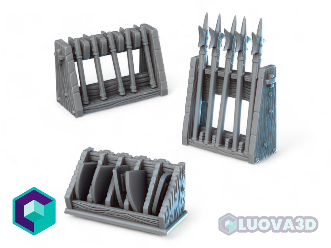 Weapon Racks Detailed Tabletop Scenery by Vae Victis for Rpgs ...
