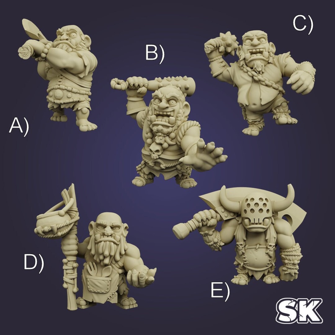 Chibi Quest - Ogre Attack - Etsy