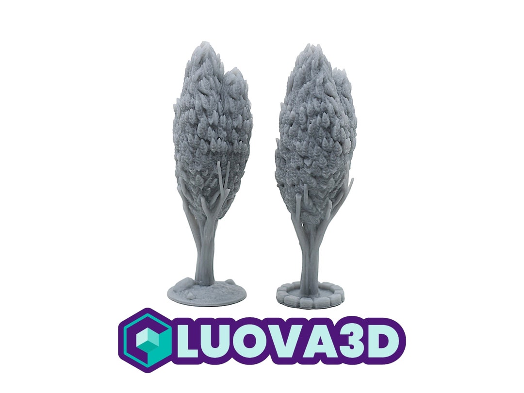 Tree Set | 3D Printed Buildings for Games |D&D |roleplaying |tabletop ...