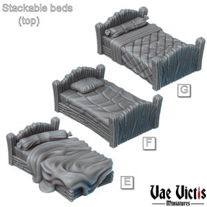 Beds - Detailed Tabletop Scenery by Vae Victis for Rpgs & Wargaming ...