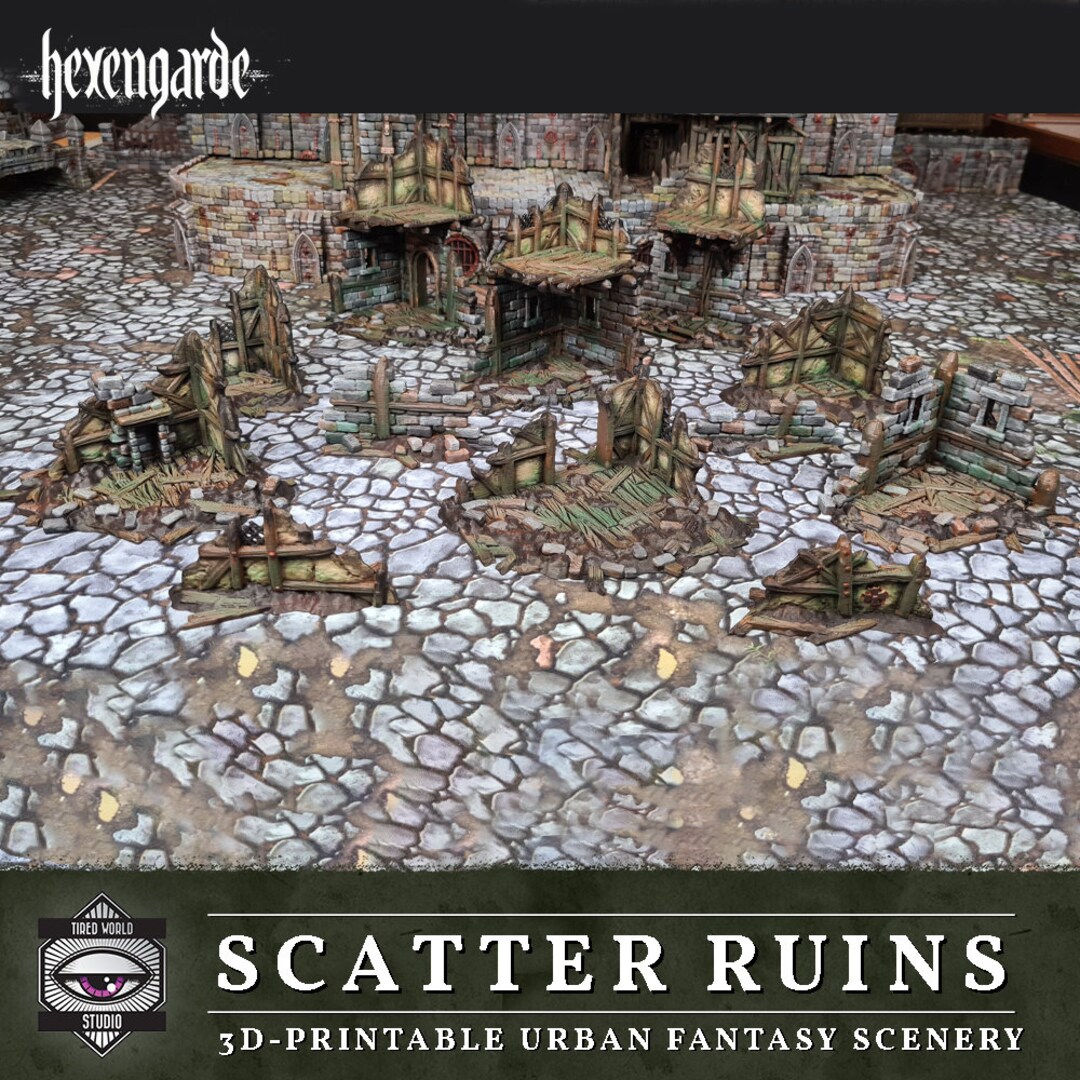 Scatter Ruins Big Pack Buildings for Roleplaying and Tabletop Games ...